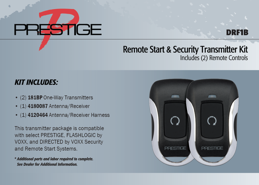 Remote Start & Security Transmitter Kit | VOXX Electronics